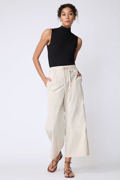 Celeste Pant in Khaki Typewriter Cloth – KAL RIEMAN